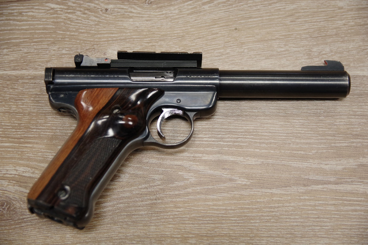 S/H RUGER MARK I TARGET SEMI AUTO PISTOL .22LR (DX343) – THE ADELAIDE ...